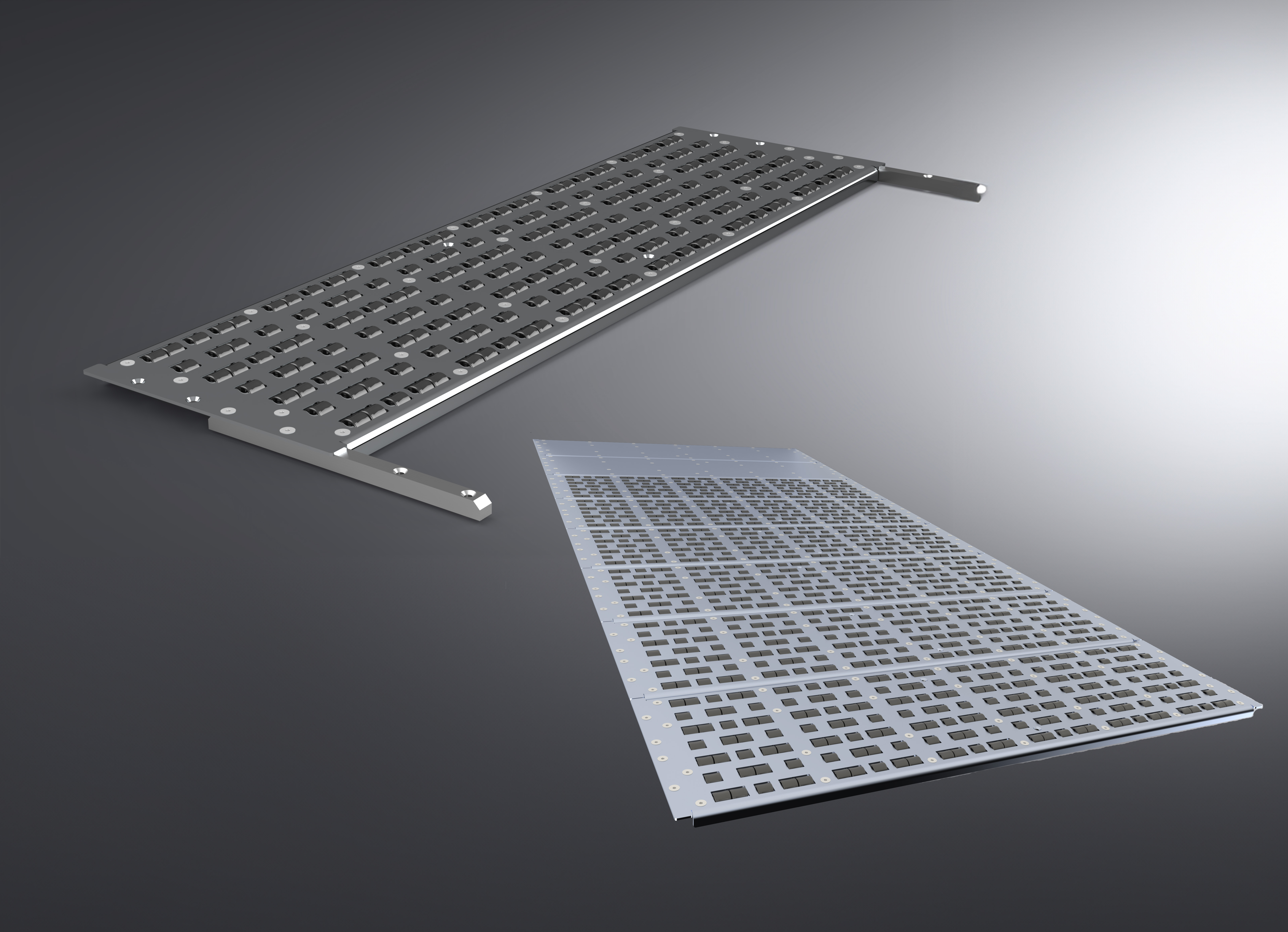 Crown's Roller Plates for Material Handling and Distributors